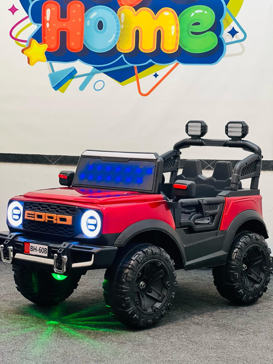 Eord 12V Electric Ride On Car For Kids With Remote Control Jeep Batter – Toy's Home